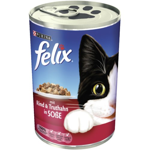 Katzenfutter - Felix Katzenfutter Rind Truthan 400g Drogeriedepot.de
