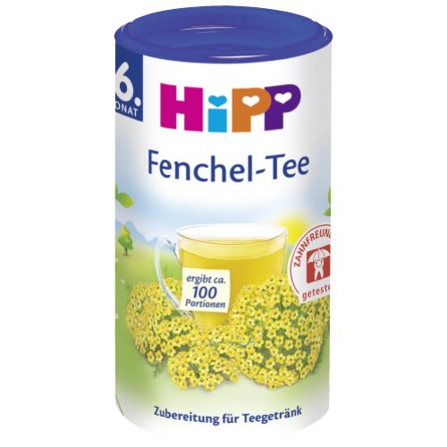 Tee - Hipp Fenchel Tee ab 6. Monat Zubereitung für Teegetränk 200g ...