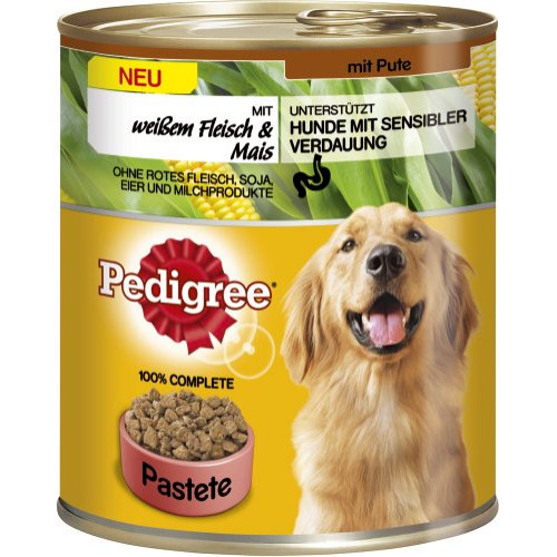 Hundefutter - Pedigree Hundefutter Adult mit Pute & Mais 800g ...